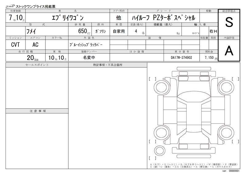 SUZUKI EVERY WAGON 2025 | Loginet